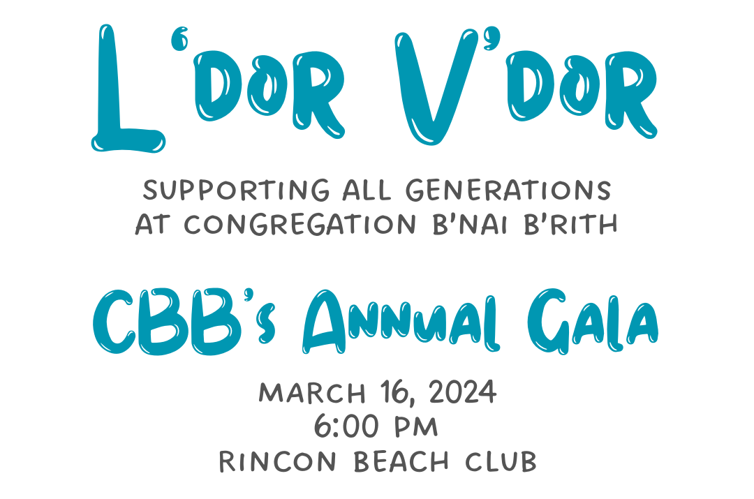 L'dor V'dor - Congregation B'nai B'rith