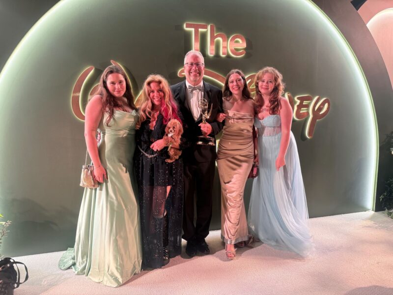 Frederick Toye & Family Celebrates His Emmy - Congregation B'nai B'rith