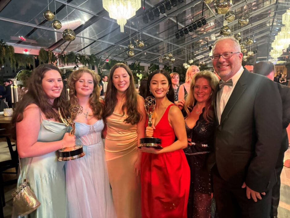 Frederick Toye & Family Celebrates His Emmy - Congregation B'nai B'rith